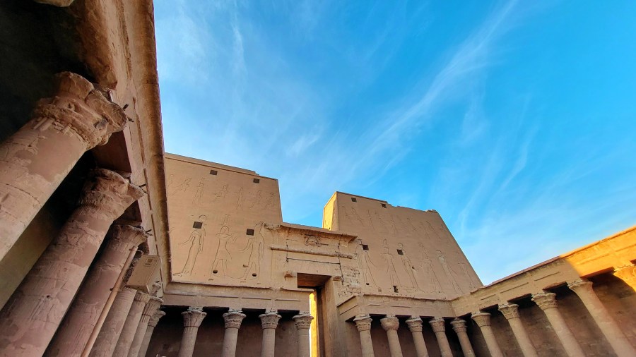 Edfu Temple - The Abode of Horus, Hieroglyhpics & The Sacred Barque ...