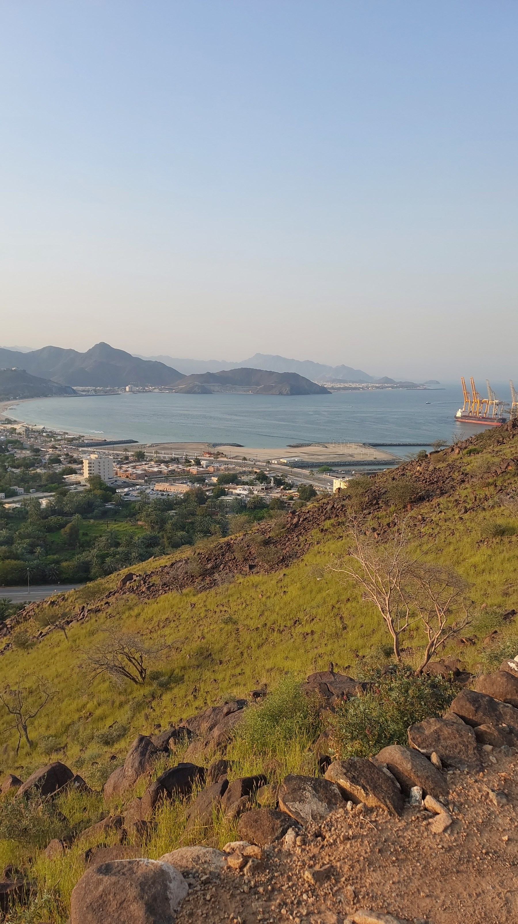 Al Rabi Hiking Trail - Views of Khorfakkan Port & the Arabian Sea - At ...